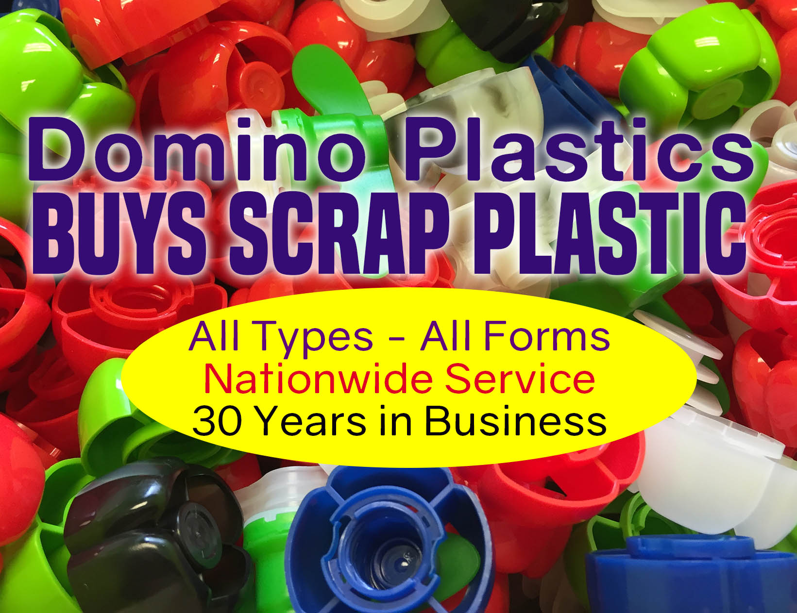 Sell Plastic Scrap | Domino Plastics Company